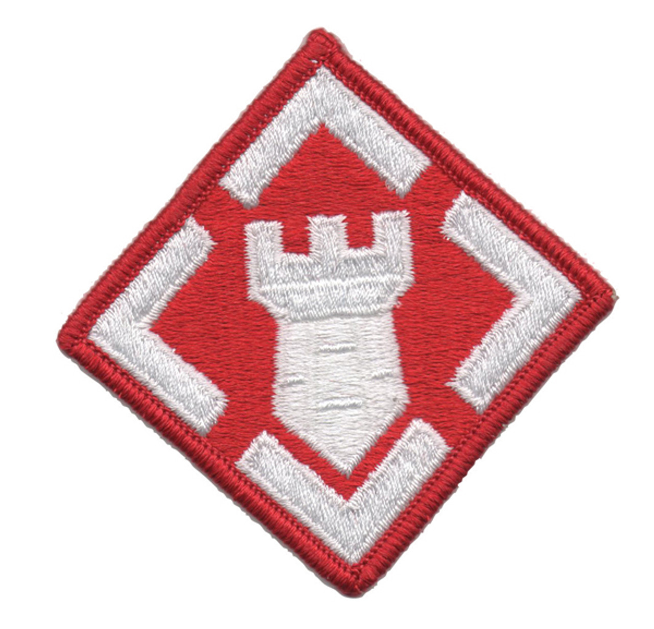 Patch 20th Engineer Brigade Color With Hook Fastener