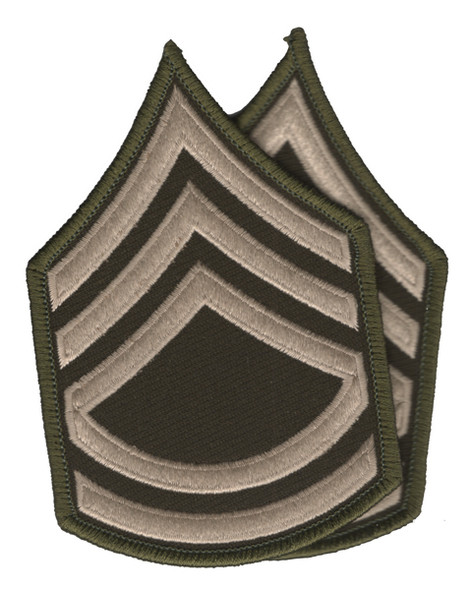 Rank-SFC E7, Sergeant First Class- OCP (Single) with hook fastener