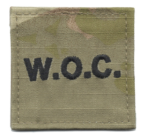 Rank - WOC, Warrant Officer Candidate - OCP (Single) with hook fastener