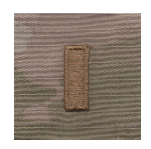Rank-2LT, Second Lieutenant- OCP (Single) with hook fastener