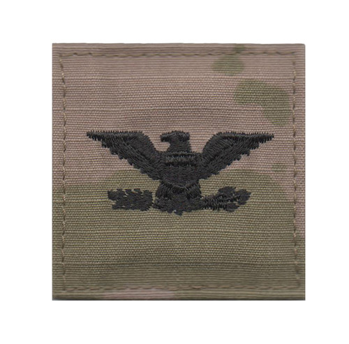 Rank-COL, Colonel- OCP (Single) with hook fastener