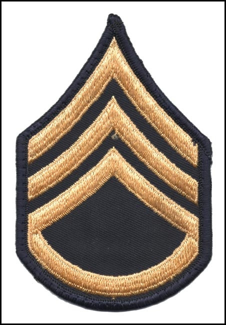Rank-SSG E6, Staff Sergeant-Dress Blue, Female