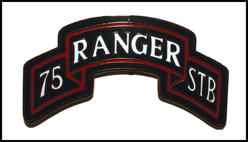 STA-BRITE Combat Service Badge - 75th RSTB