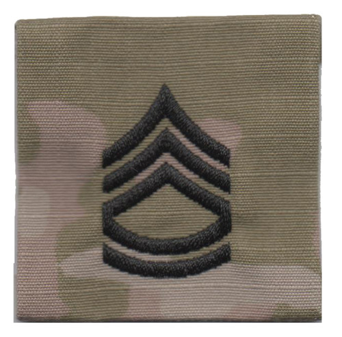 Rank-SFC E7, Sergeant First Class-2"x2" OCP (Single) Sew-On
