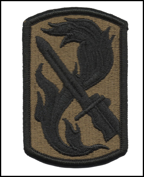Patch - 198th Infantry Brigade - OCP with hook fastener