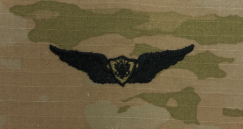 Qualification Badge-Basic Aviation (Aircrewman) - OCP Sew-On