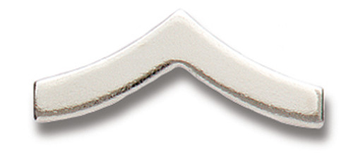 Rank-Law Enforcement Private-Silver Metal Pin-On
