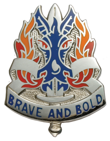 Crest-198th Infantry Brigade, BRAVE AND BOLD