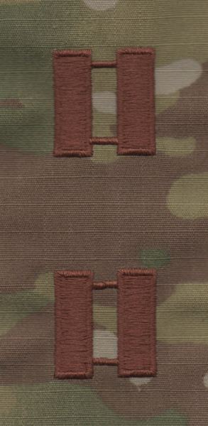 Air Force Rank-Captain-OCP Sew-On (Pair) for Patrol Cap