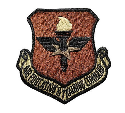 Air Force Patch-Air Education & Training Command-OCP with hook fastener