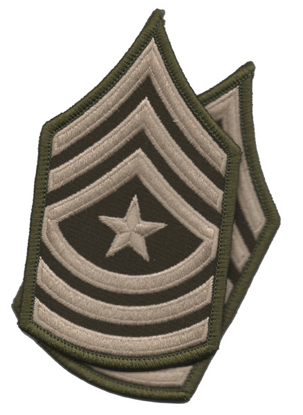 Female Rank-SGM E9, Sergeant Major-AGSU (Pinks & Greens)