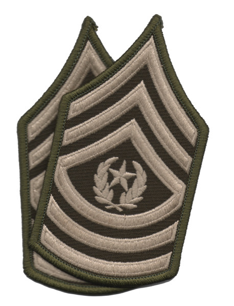Female Rank-CSM E9, Command Sergeant Major-AGSU (Pinks & Greens)