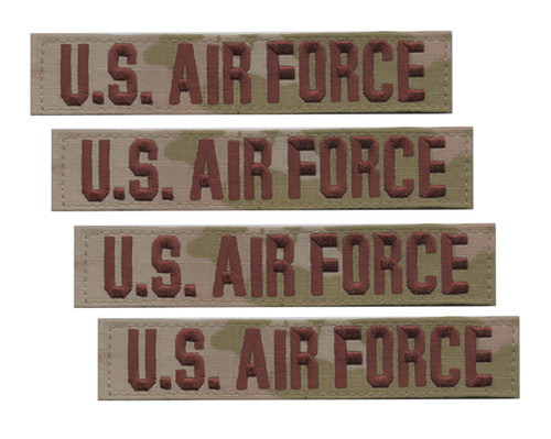 3-Color OCP Custom Tapes for U.S. AIRFORCE with Hook Fastener - (4 Pack)