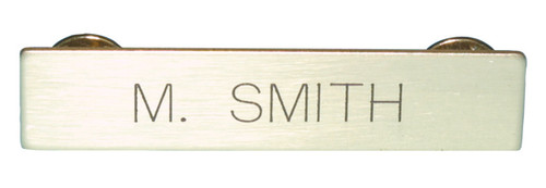 Name Plate - Engraved Metal (Single Line)
