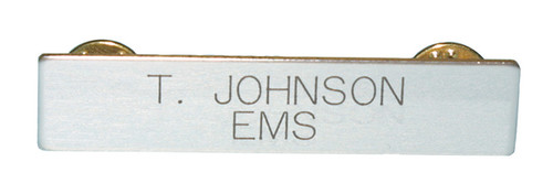 Name Plate - Engraved Metal (Double Line)