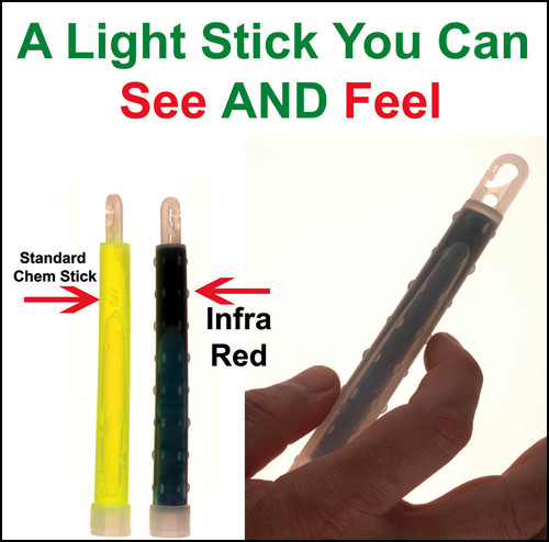 Infrared light stick store