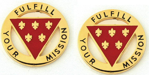 Crest-3rd Infantry Division Artillery - Pair