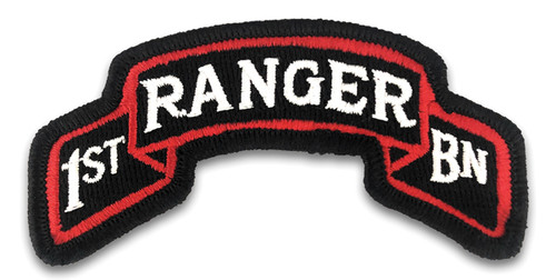 Scroll-75th Regiment 1st Battalion-Dress with Hook Fastener