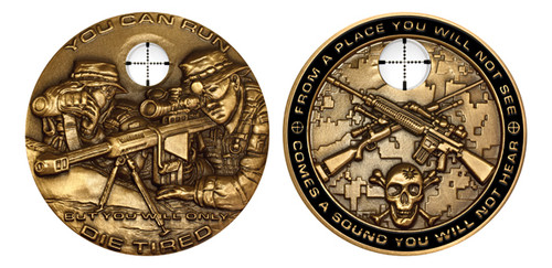 Challenge Coin - Sniper with Reticle