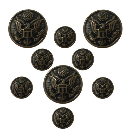 Button Set-Male-AGSU Oxidized
