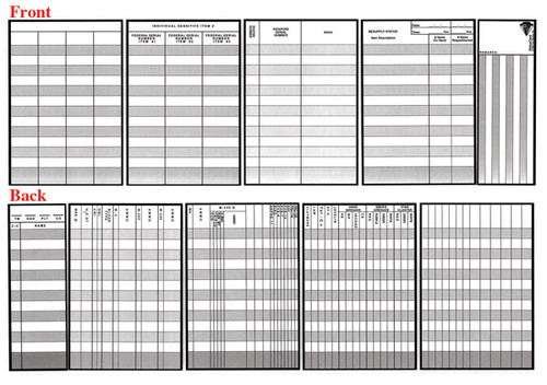 Laminated Status Card-Status Card