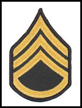 Army Rank/Insignia Enlisted-E6 SSG Female Dress Green