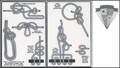 Laminated Status Card-Ranger Knot Card