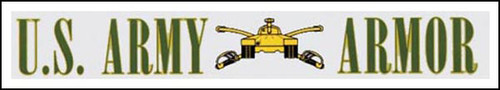U.S. Army Armor Decal