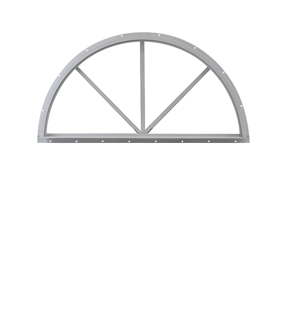 Fixed 12" x 12" Square Window with Tempered Glass