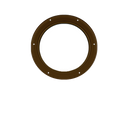 Fixed 10" Round Window with Tempered Glass