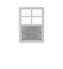 Vertical Slider 18" x 23" Window with Tempered Glass