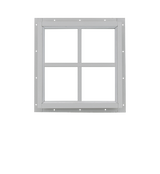 Fixed 12" x 12" Square Window with Tempered Glass