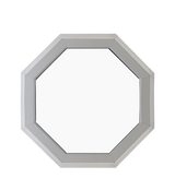Double Pane Octagon Window Vinyl DP50 Argon Gas Non-Opening Window Low ...