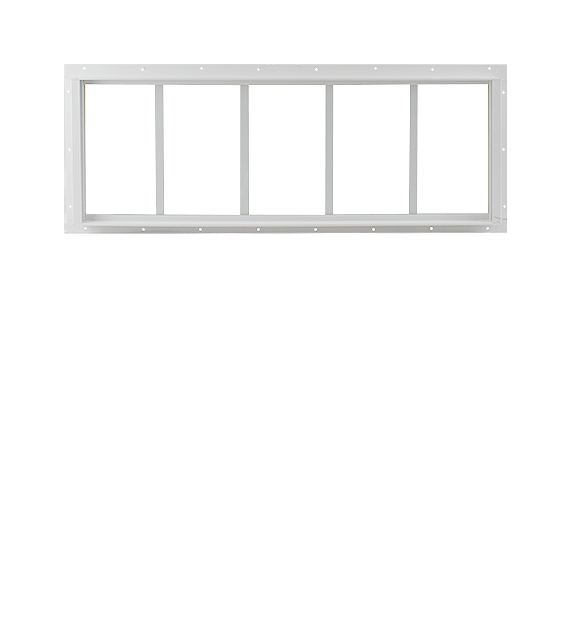 Fixed 12" x 12" Square Window with Tempered Glass