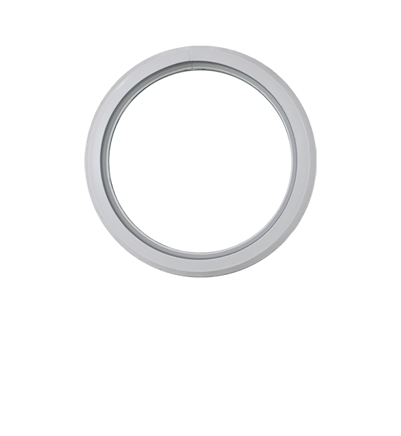 Fixed 18" Octagon Window with Tempered Glass