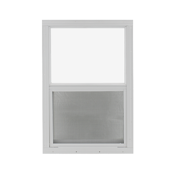 Vertical Slider 18" x 36" One Piece Arched Window with Temper Glass