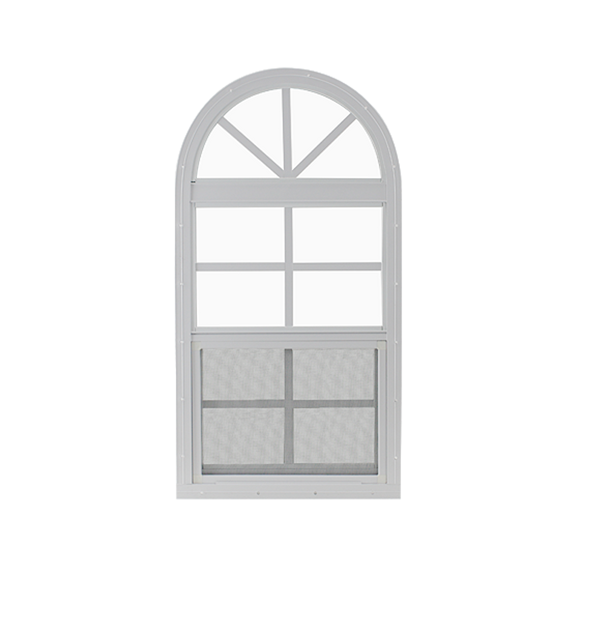 Vertical Slider 14 X 28 One Piece Arched Window With Temper Glass vertical-slider-14-x-28-one-piece-arched-window-with-temper-glass