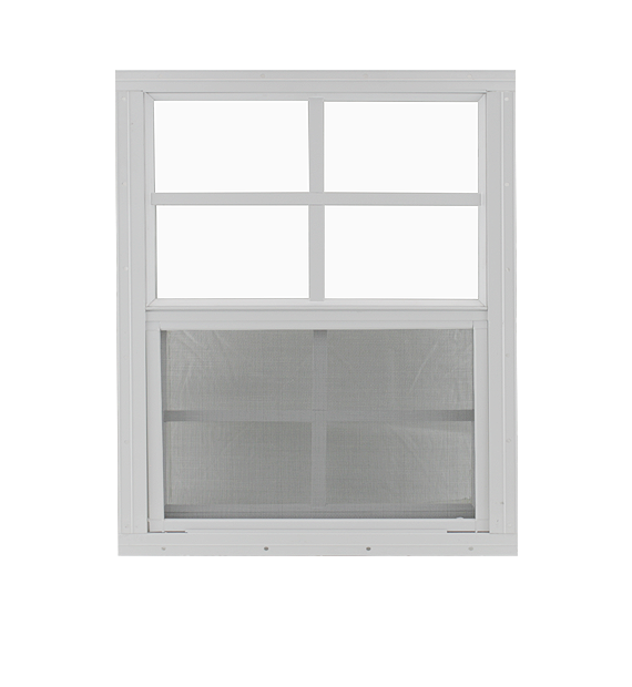 Vertical Slider 18" x 36" One Piece Arched Window with Temper Glass