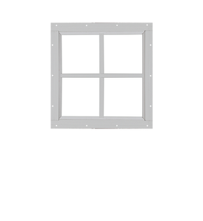 Fixed 18" x 18" Square Window with Tempered Glass