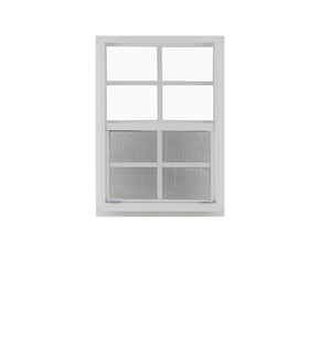 Vertical Slider 12" x 18" Window with Tempered Glass