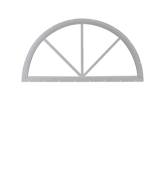Fixed 10" Round Window with Tempered Glass