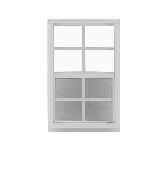 Vertical Slider 12" x 18" Window with Tempered Glass