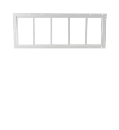 Fixed 10" x 29" Transom Window with Tempered Glass