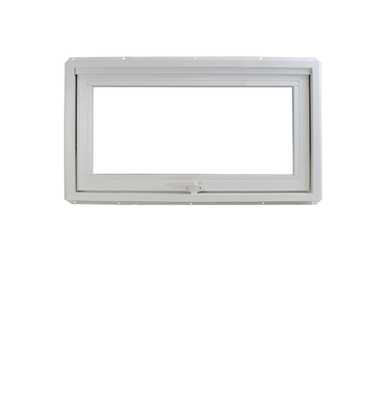 Awning 24" x 12" Inward Opening Double Pane Tempered Clear Low E Window