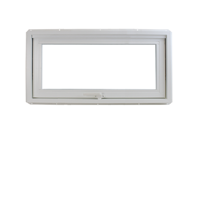 Awning 36" x 12" Inward Opening Double Pane Tempered Clear Low E Window