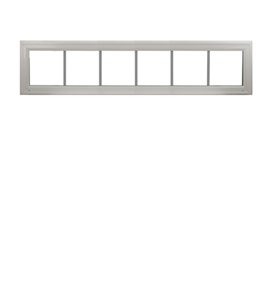 Transom Window 72" x 12" Double Pane Standard Glass Clear