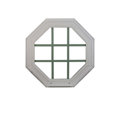 Double Pane Octagon Window Vinyl DP50 Argon Gas Non-Opening Window Low ...