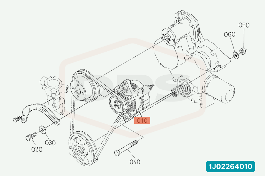 1J022-64010 ALTERNATOR