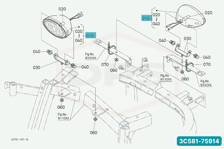 3C581-75914 LAMP