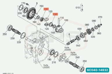 6C040-14932 GEAR
